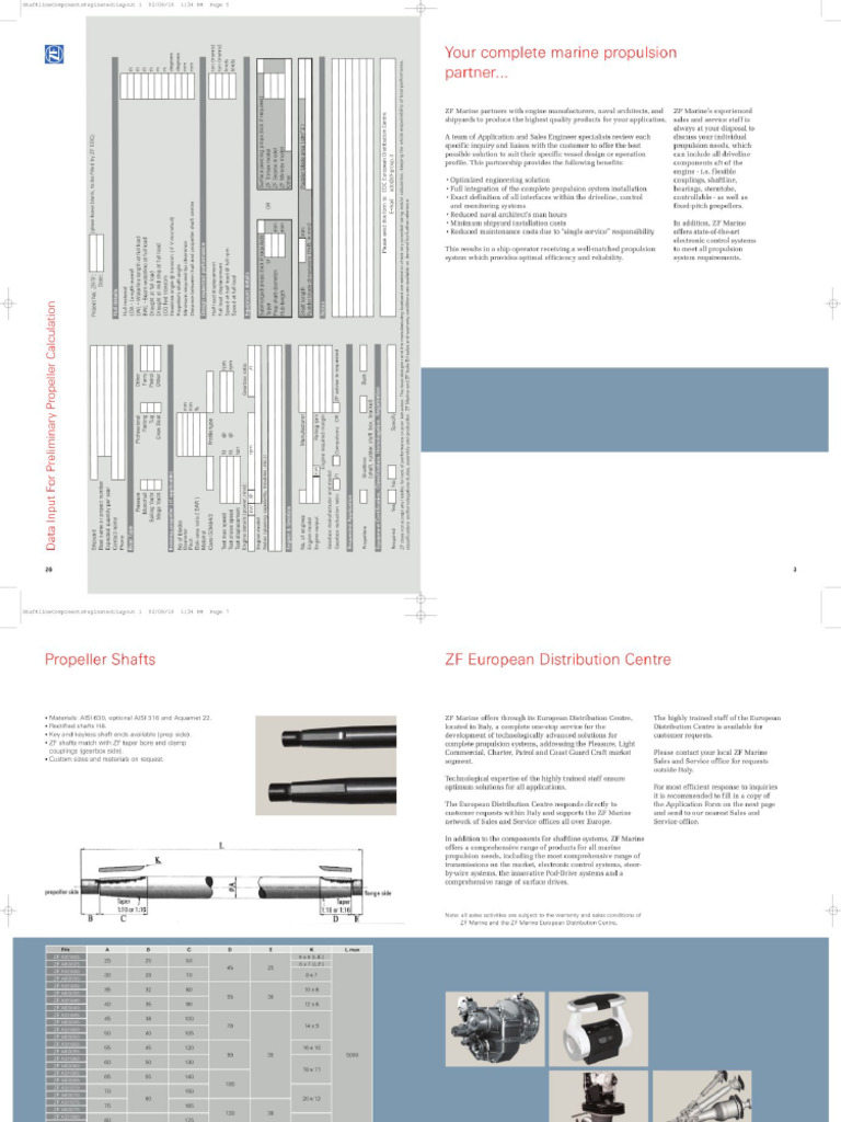 3 Pleasure Craft - ZF Italy - PDF Catalogs - Documentation - Boating Brochures | PDF
