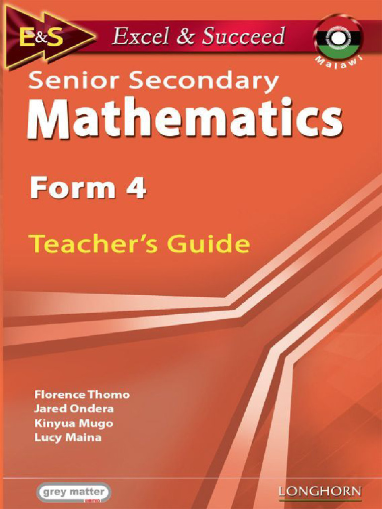 Excel Maths Book 4 | PDF | Matrix (Mathematics) | Teachers