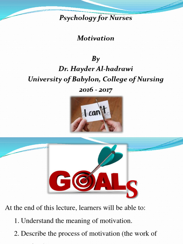 Motivation | PDF | Motivational | Motivation