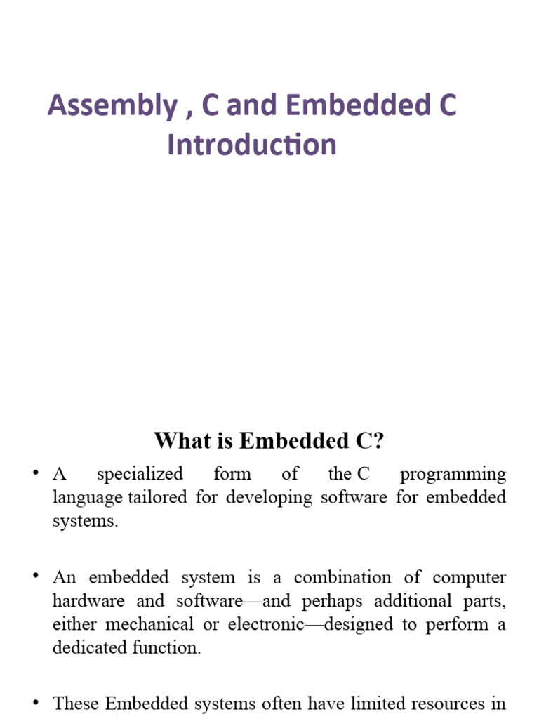 Intro To Embedded Systems | PDF | Computer Programming | Embedded System