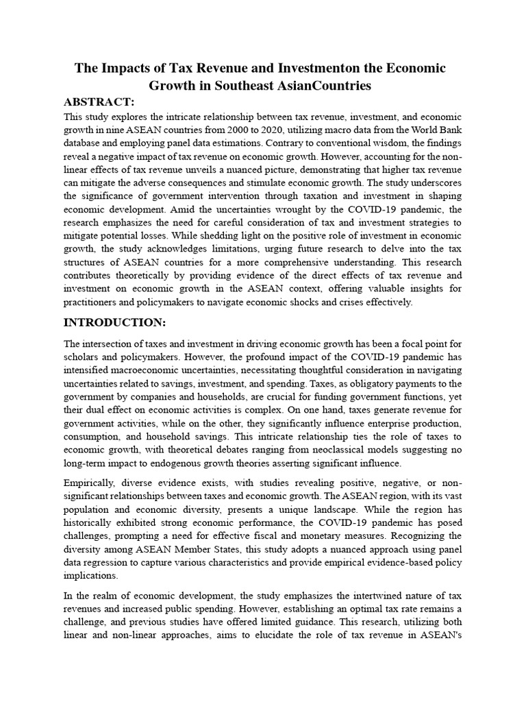 LDC Work | Download Free PDF | Economic Growth | Taxes