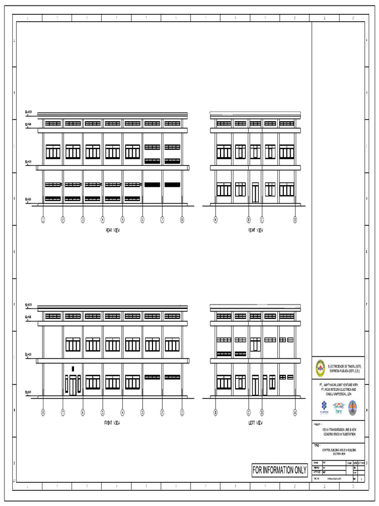Xxxx-c-ss-01-005. Control Building and 20 Kv Building Section View Rev.2 | PDF
