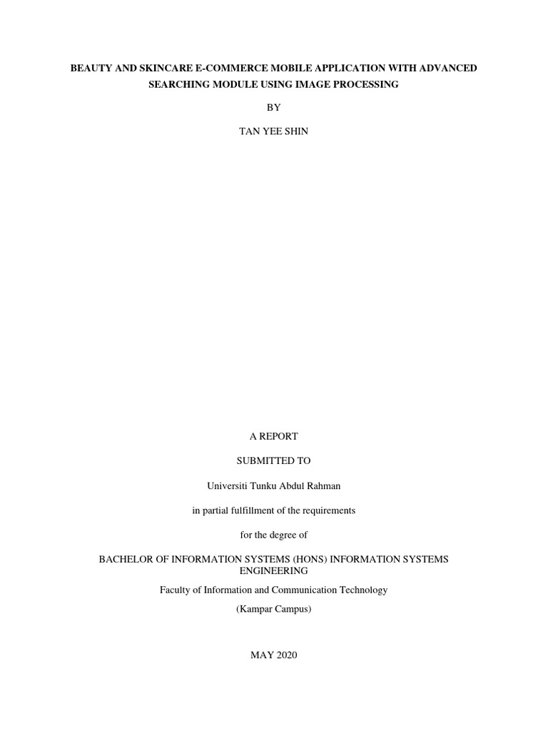 Beauty and Skincare E-Commerce Mobile Application With Advanced | Download Free PDF | Optical ...