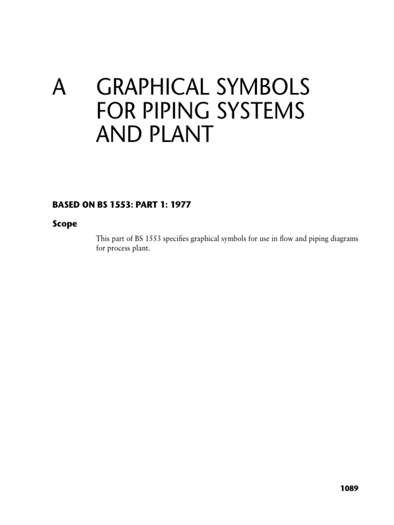 Plant Design General Symbols For Piping System and Plant | PDF | Pump ...