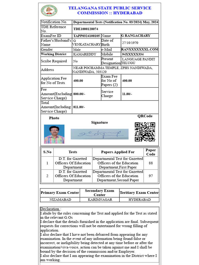 TSPSC Rangachary Sir | PDF