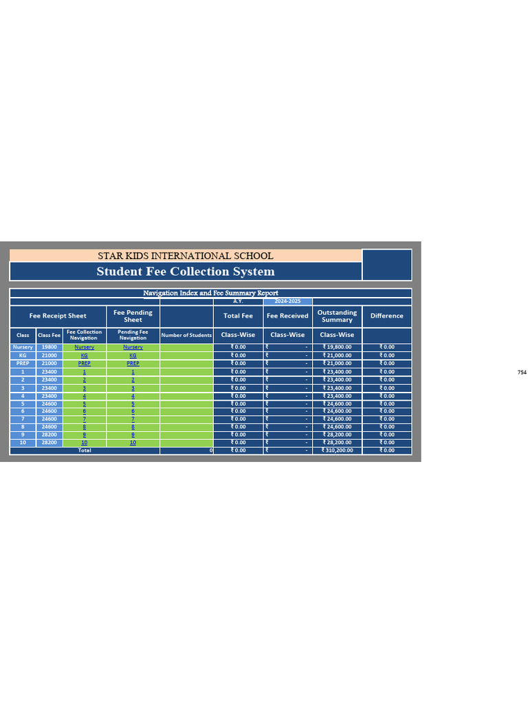 Student-Fee-Collection 2024-2025 | PDF | Payments | Financial Markets