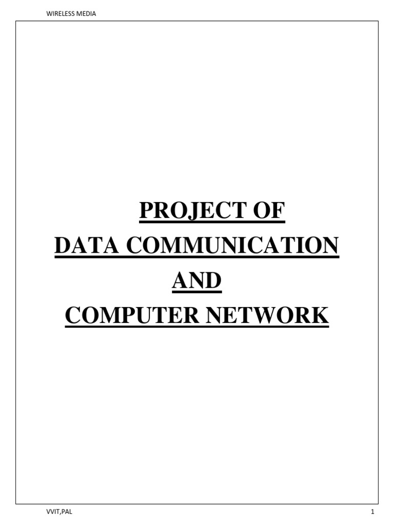 Data Communication | PDF | Radio | Wireless