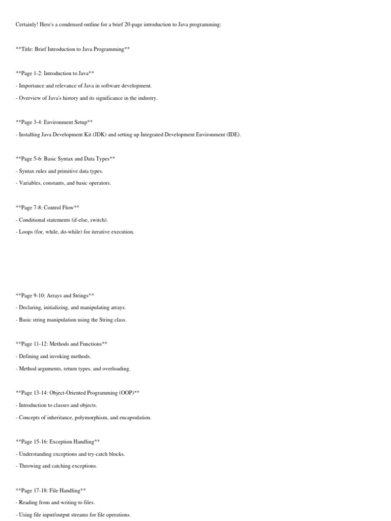 1709800065 Pdf Java Programming Language Method Computer Programming