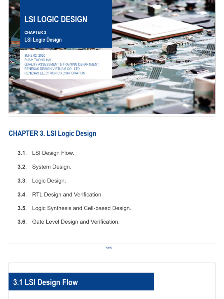 LSI Logic Design Chapter 3 | PDF | Computers