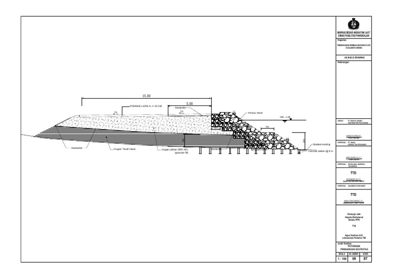 Pembangunan Dermaga Beaching Plate | PDF