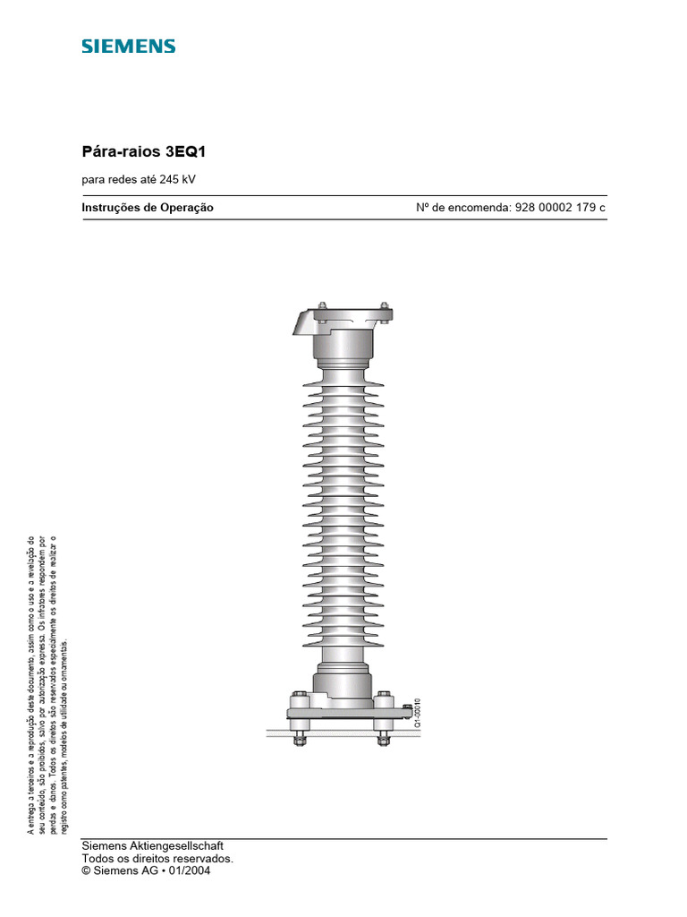 Pará-Raios Modelos | PDF | Parafuso | Desperdício
