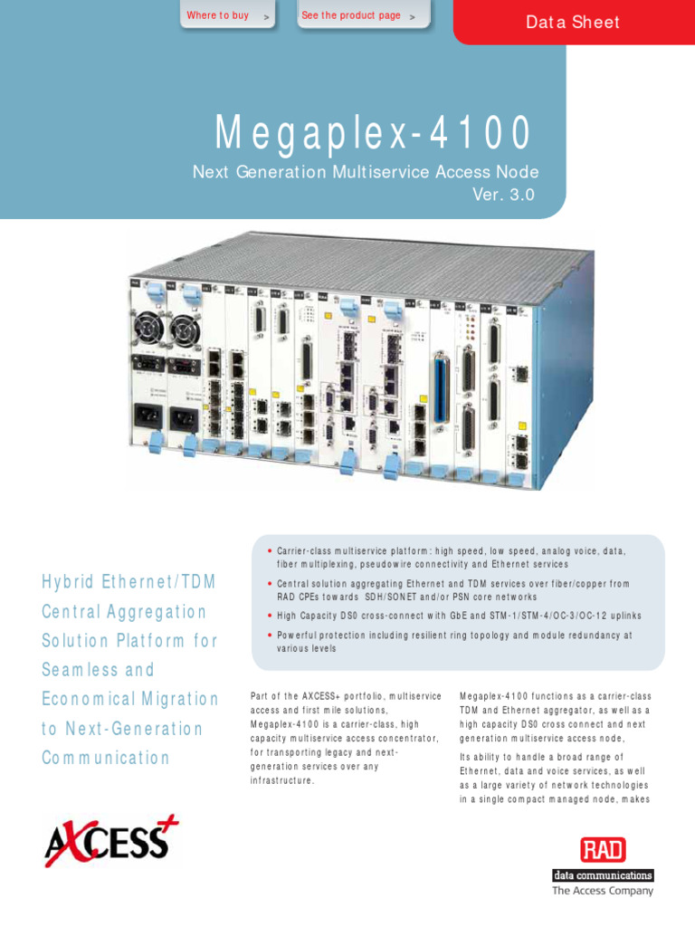 Megaplex 4100 | PDF