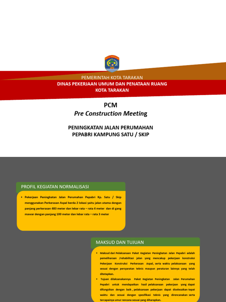 Rapat Peningkatan Jalan Pepabri | PDF