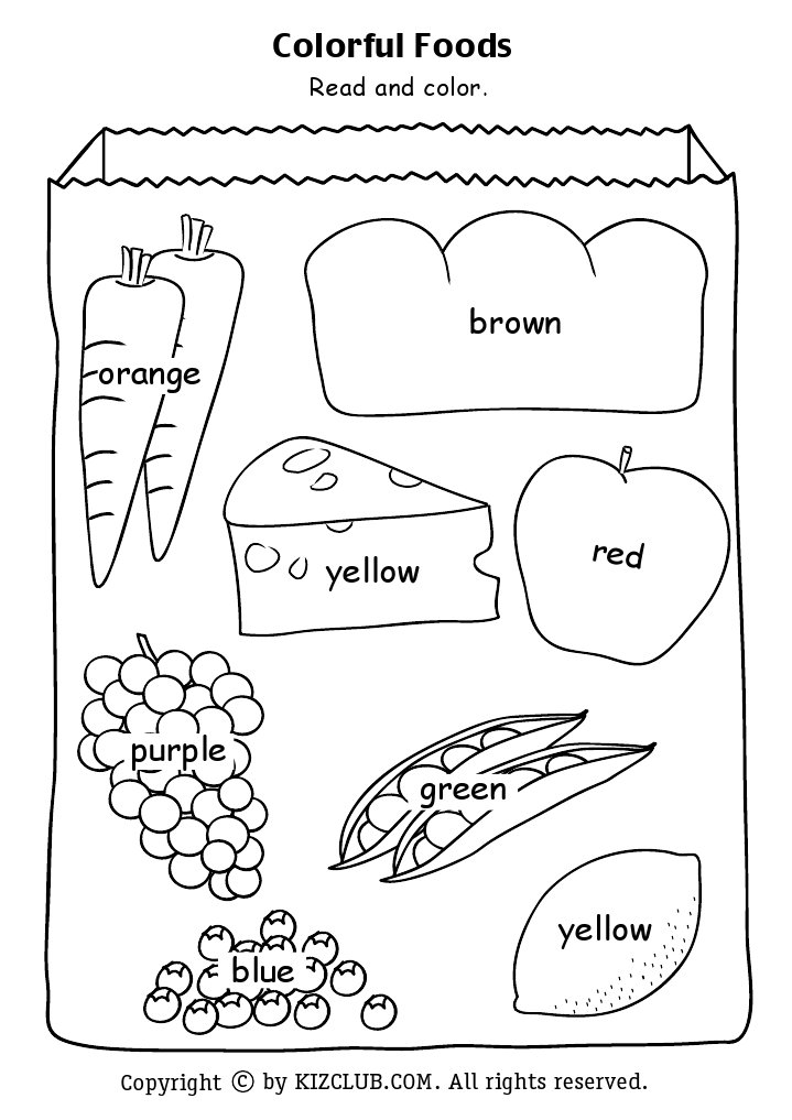 Colorful Foods for Kids | PDF