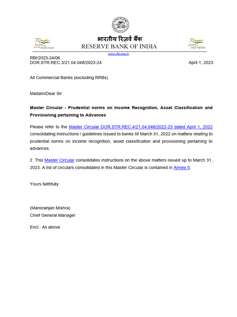 Prudential Norms | PDF