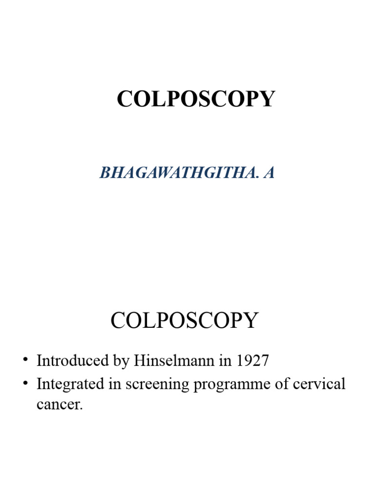 Colpo S | Download Free PDF | Medical Specialties | Clinical Medicine