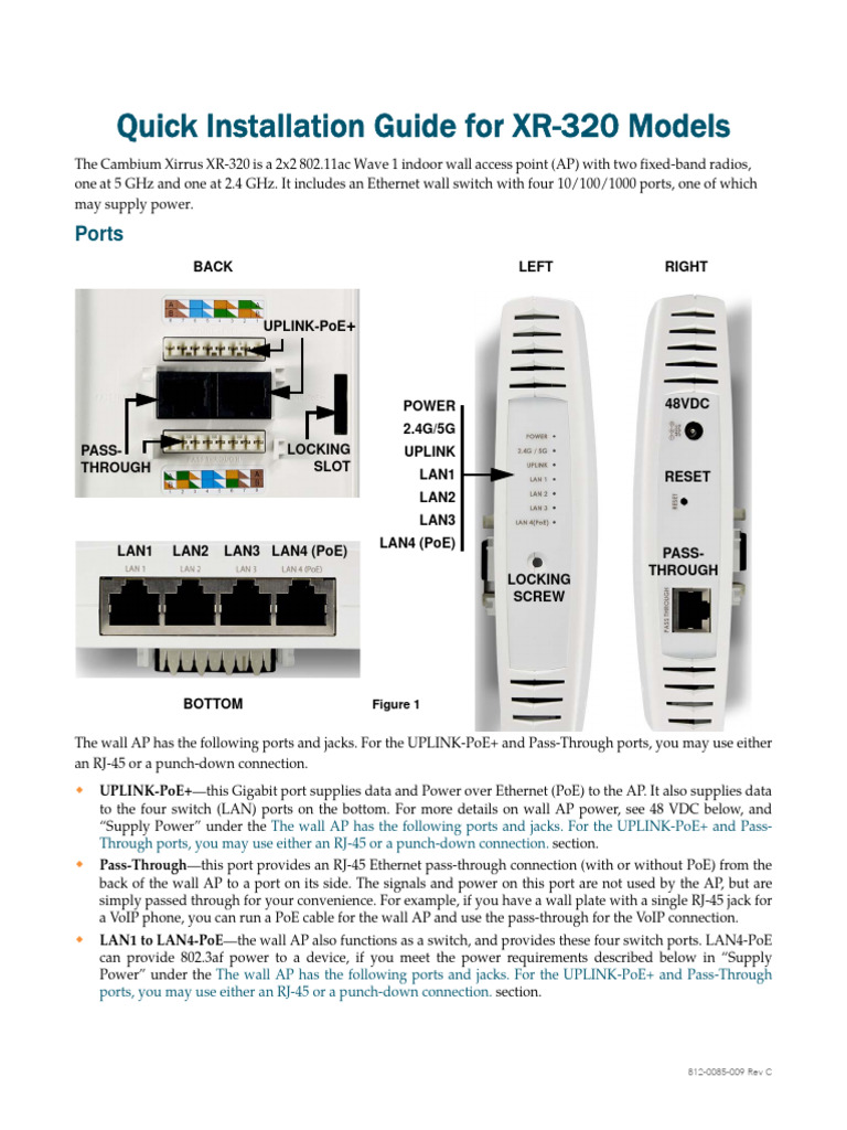 XR320 CN QuickInstallGuide RevC Mar2018 | PDF | Network Switch ...