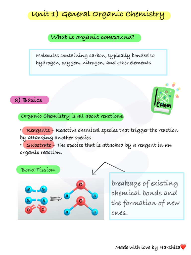 1.GOC Complete PDF | PDF | Chemical Reactions | Chemical Bond