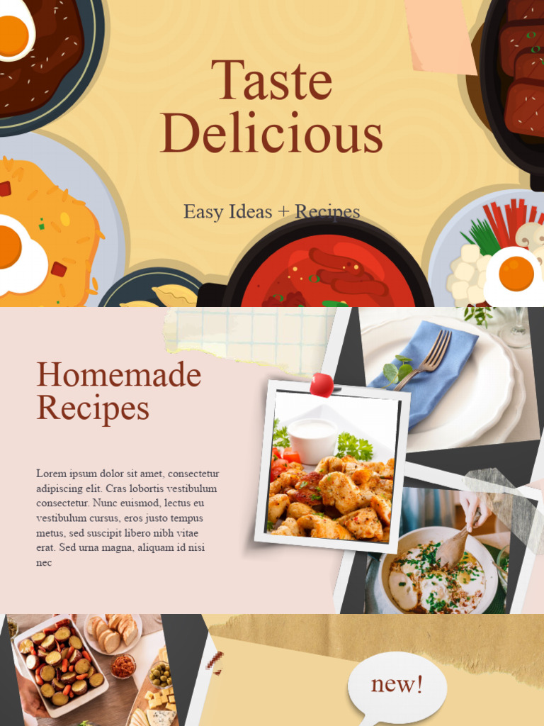 Easy Homemade Recipe Ideas | PDF | Food And Drink Preparation | North ...