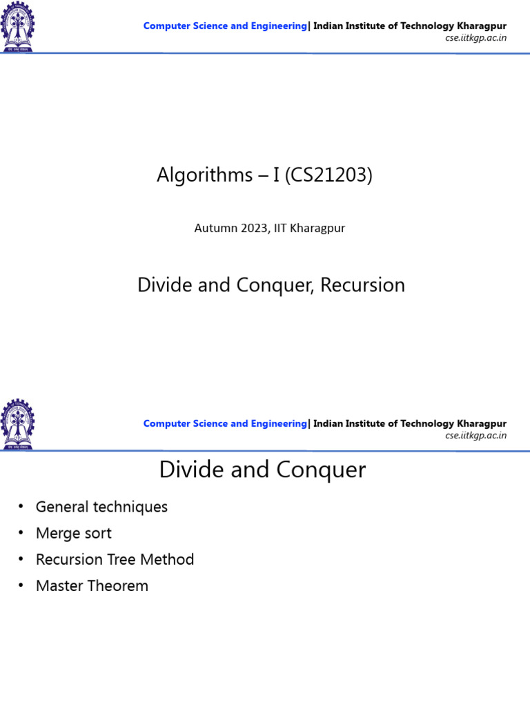 03 Recursion DAC | Download Free PDF | Computing | Computer Science