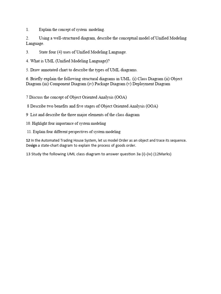 Uml Assignment | PDF | Computers