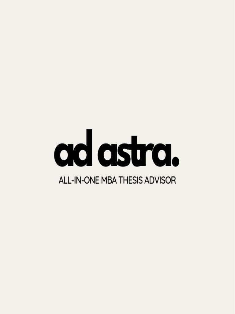 Ad Astra. | PDF