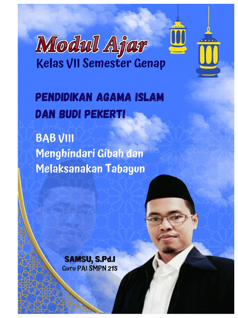 Menghindari Ghibah dan Melaksanakan Tabayun | PDF
