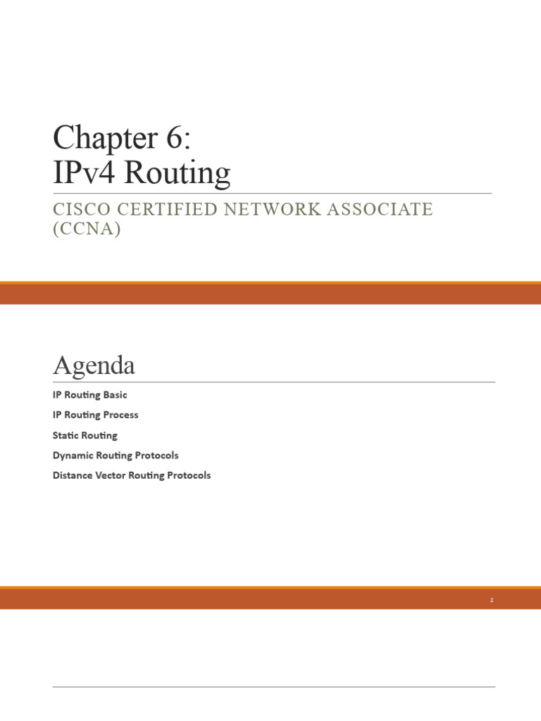 Chapter 6 Ipv4 Routing Download Free Pdf Routing Internet Protocols