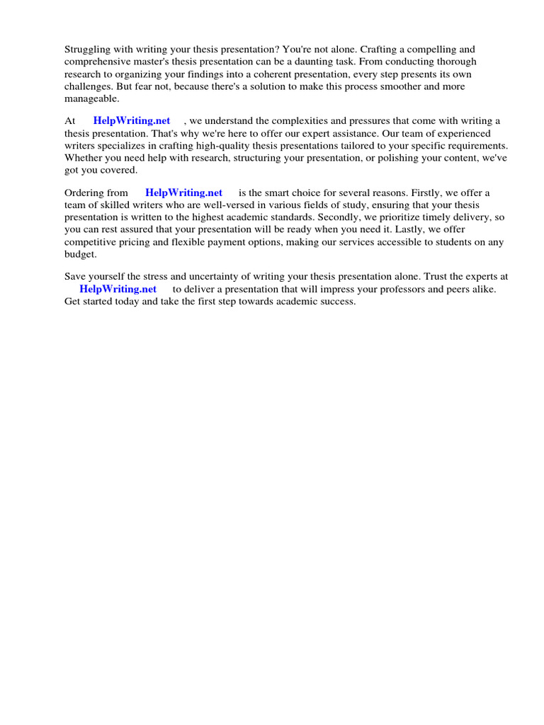 Sample of Master Thesis Presentation Filetype | PDF | Thesis | Israel