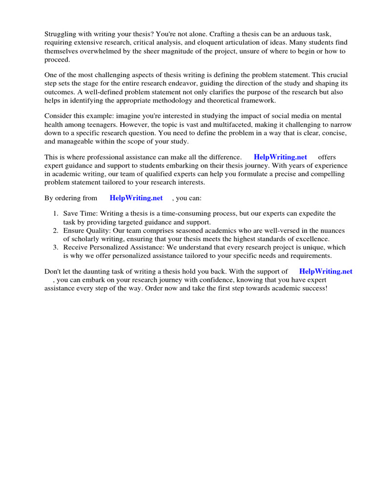 Thesis Problem Definition Example | Download Free PDF | Thesis | Hypothesis Thesis Problem Definition Example | Download Free PDF | Thesis | Hypothesis