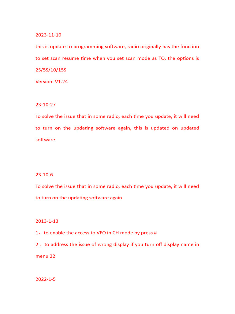 Update Instruction - UV88 | Download Free PDF | Radio | Computer Architecture
