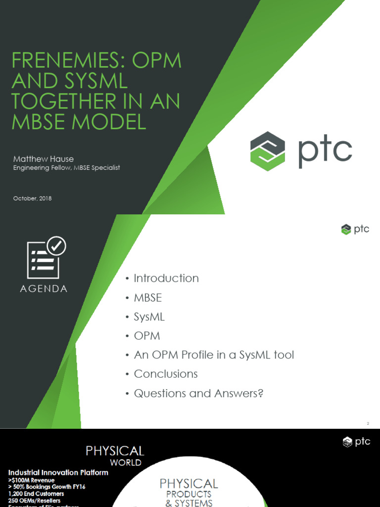 OPM and SYSML Presentation | PDF