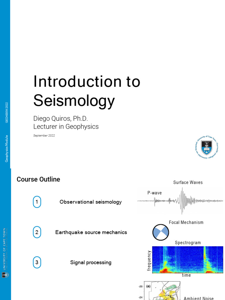 Observational Seismology | PDF | Seismology | Waves