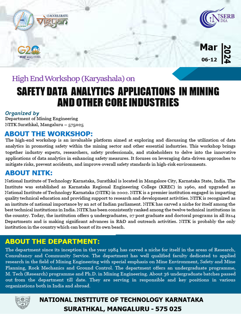 Safety Data Analytics in Mining | PDF | Engineering