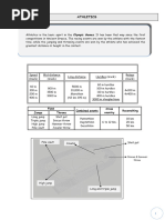 100m Sprint Technique and Rules | PDF | Track And Field | Individual Sports