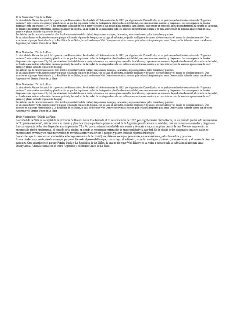 La PLata | PDF
