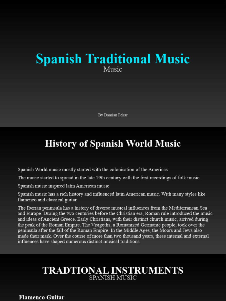 Spanish Traditional Music | PDF