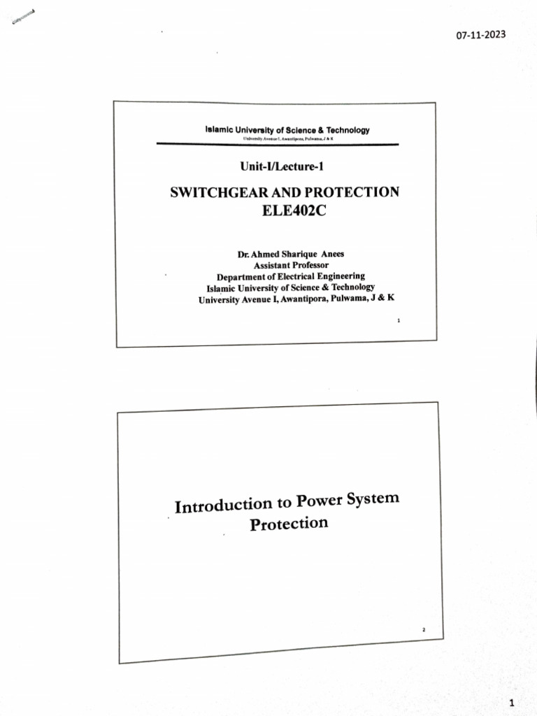 Switchgear | PDF | Manufactured Goods | Power (Physics)