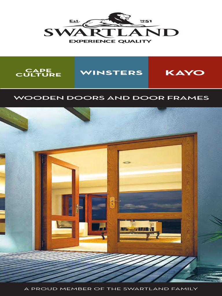 Wooden Doors Catalogue | PDF | Door | Window