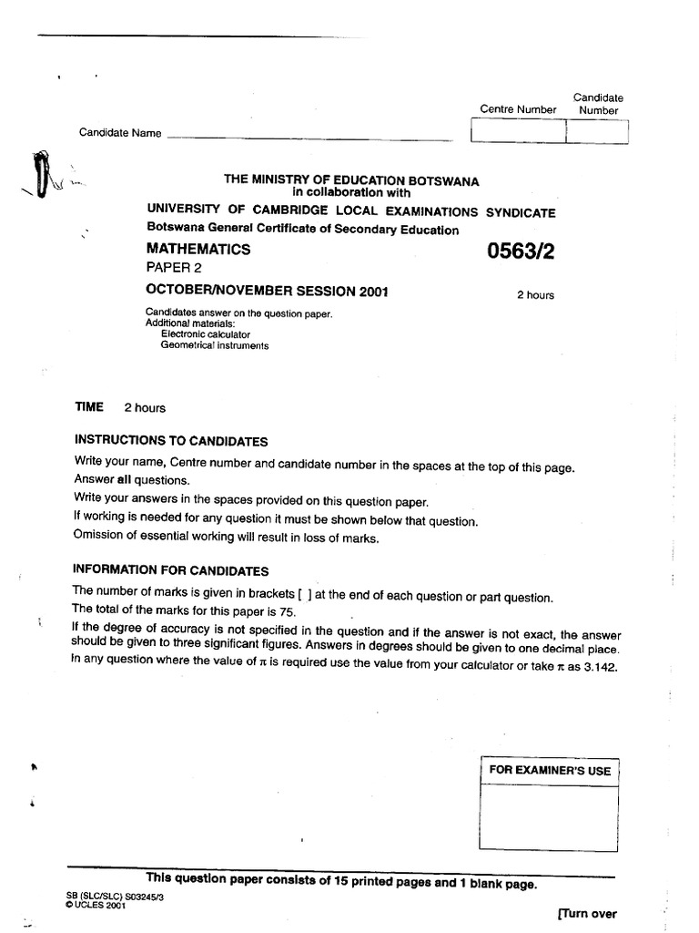 Maths Rev Kit Pp2 Pdf