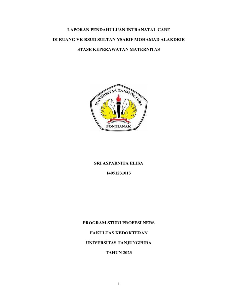 Laporan Pendahuluan Intranatal Care | PDF