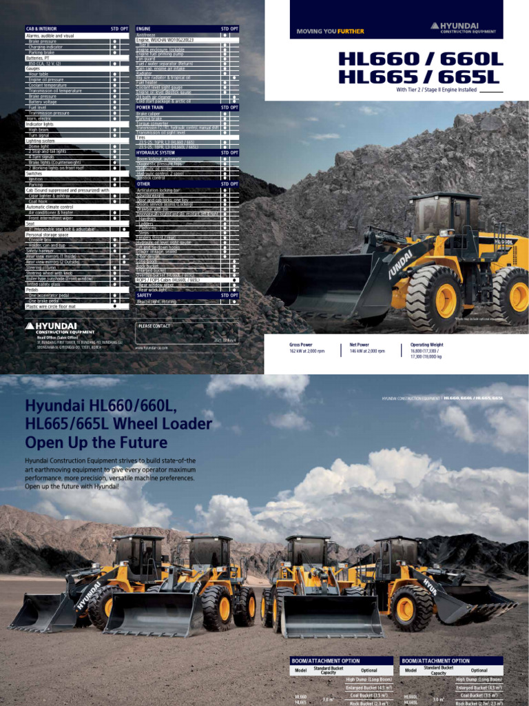 Hyundai HL665 Loader Machine Overview | PDF | Technology & Engineering