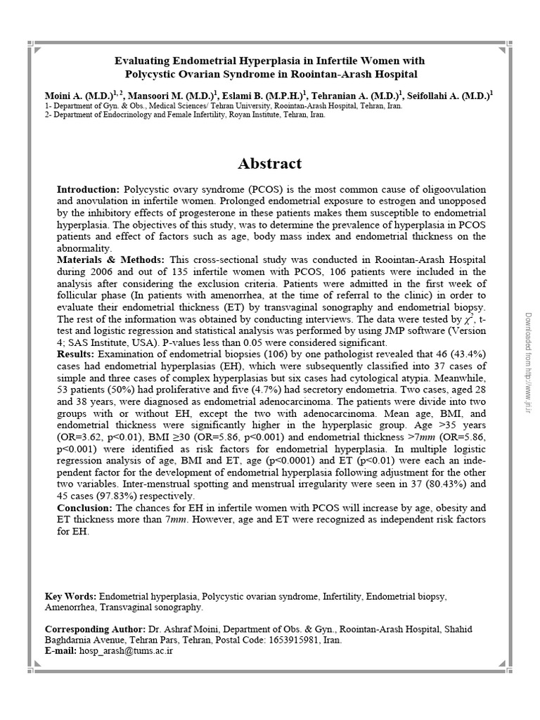 Simultaneous Determination of Vinyl Chlo | PDF | Polycystic Ovary Syndrome | Health Sciences