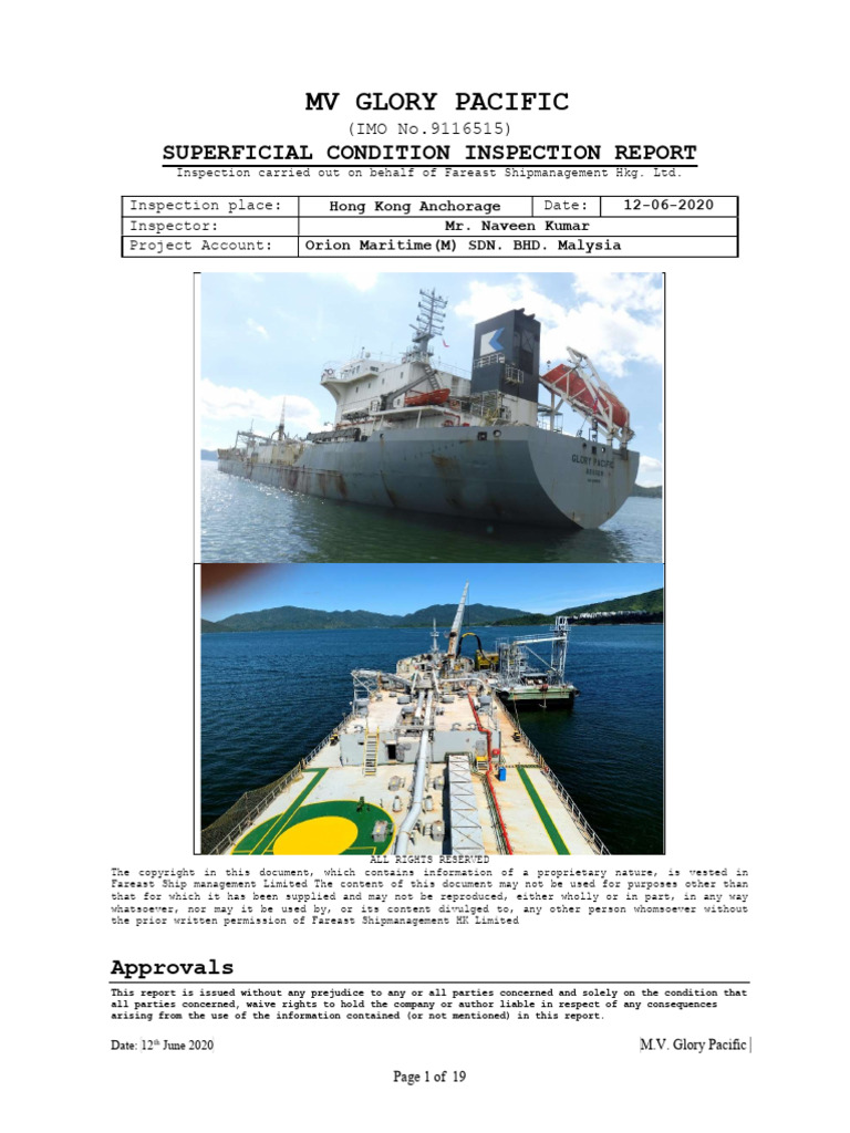 Ship Inspection Report | PDF | Pump | Ships
