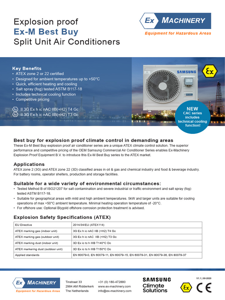 ATEX Samsung Best Buy Air Conditioner 1.1 | PDF | Air Conditioning ...