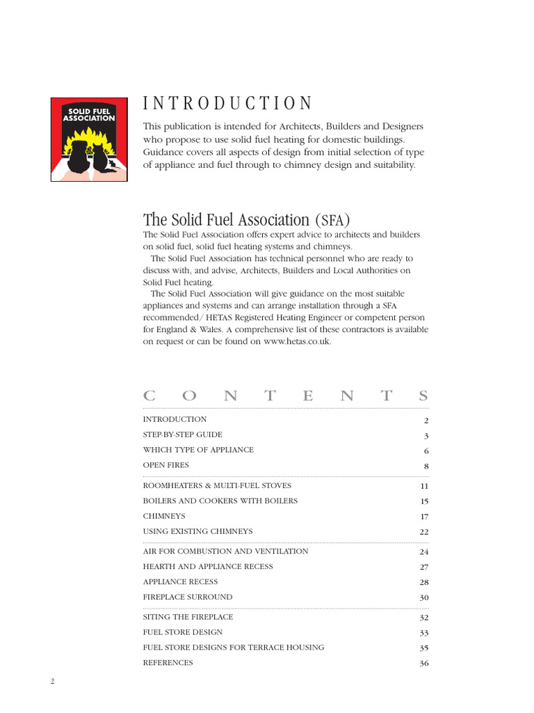 Solid Fuel Heating Design Guide | PDF | Chimney | Fireplace