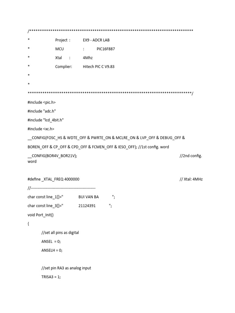 TH C Hành VI X Lý | PDF | Electronics | Telecommunications Engineering