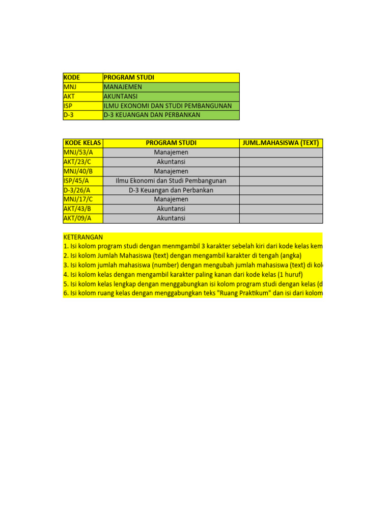 Latihan 2 Excel | PDF