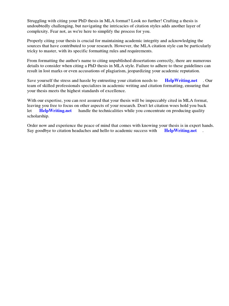 How To Cite A Phd Thesis Mla Pdf Citation Thesis
