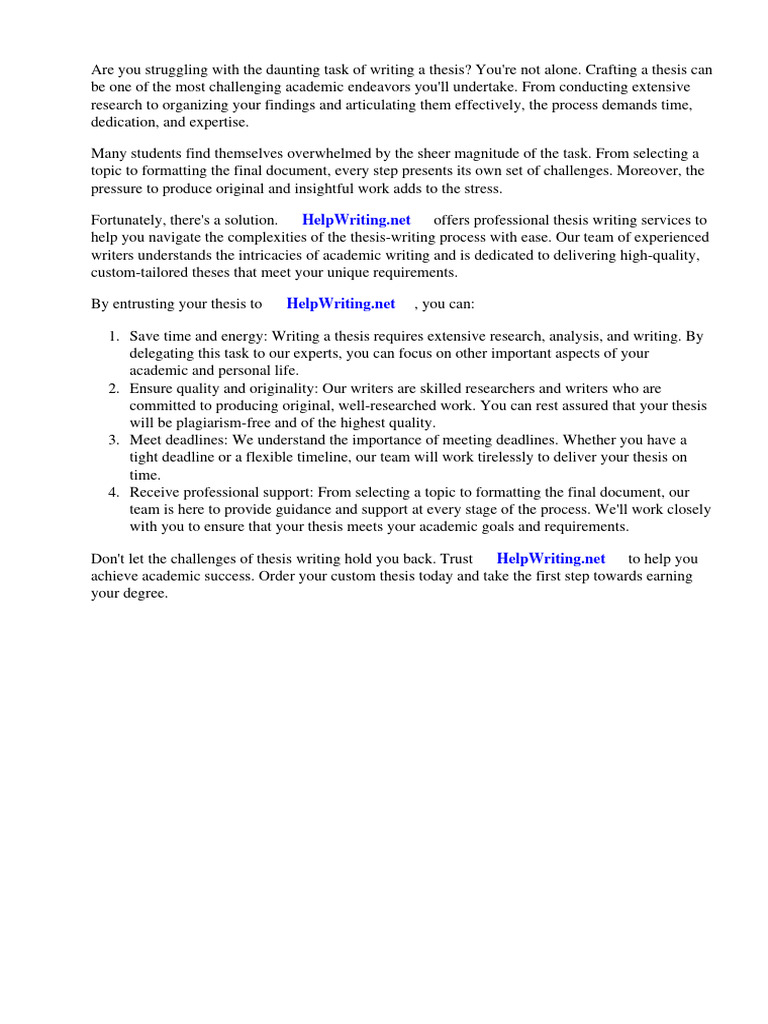 Thesis Model PDF | PDF | Thesis | Information